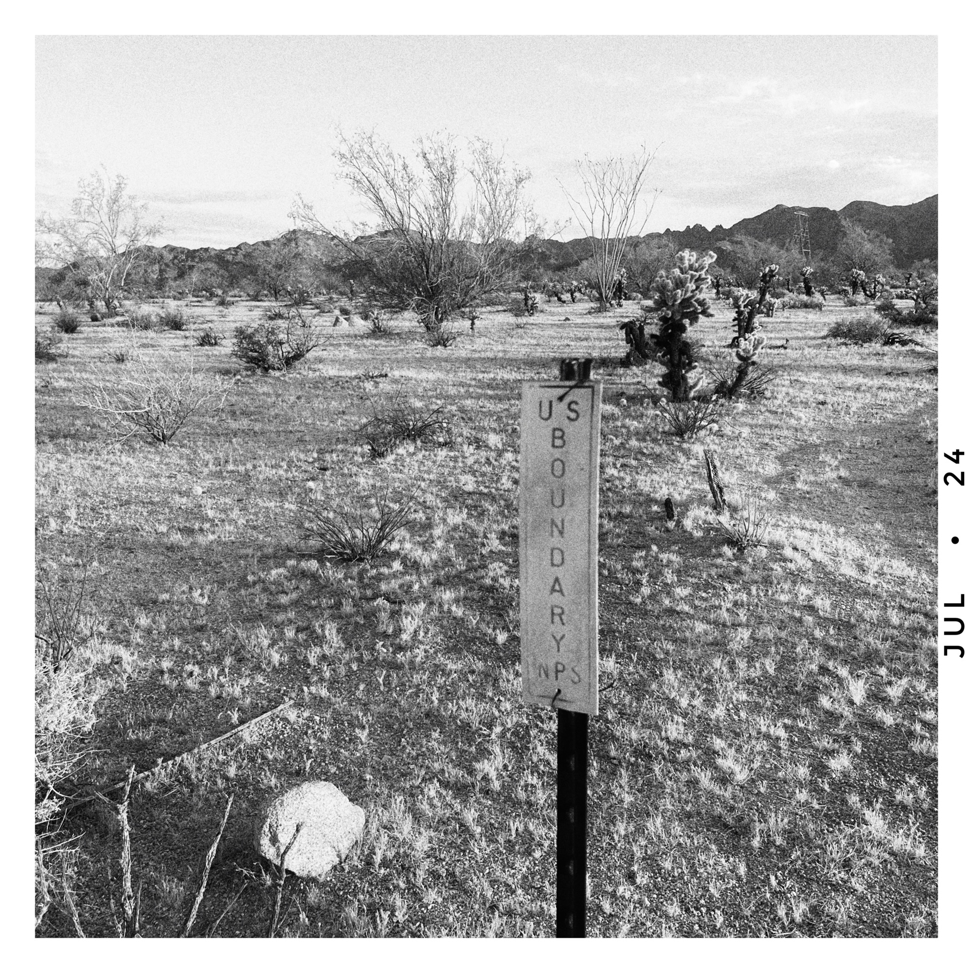southern boundary – joshua tree national park – desert topographics